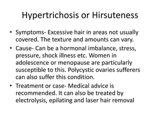 Defects of the hair shaft level 3 | PPTX