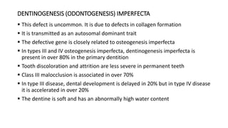 Defects of tooth structure | PPTX