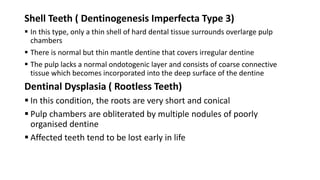 Defects of tooth structure | PPTX