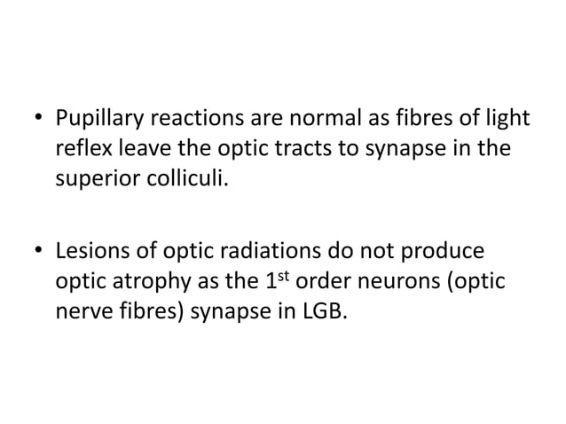 Defects of visual pathway | PPTX