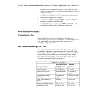 Amy S Friend- STC- To Err Is Human: Applying Six Sigma Quality to ...