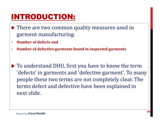 Defects vs defective by faisal shaikh | PDF