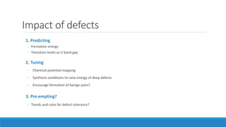 NREL_defect_tolerance | PPT