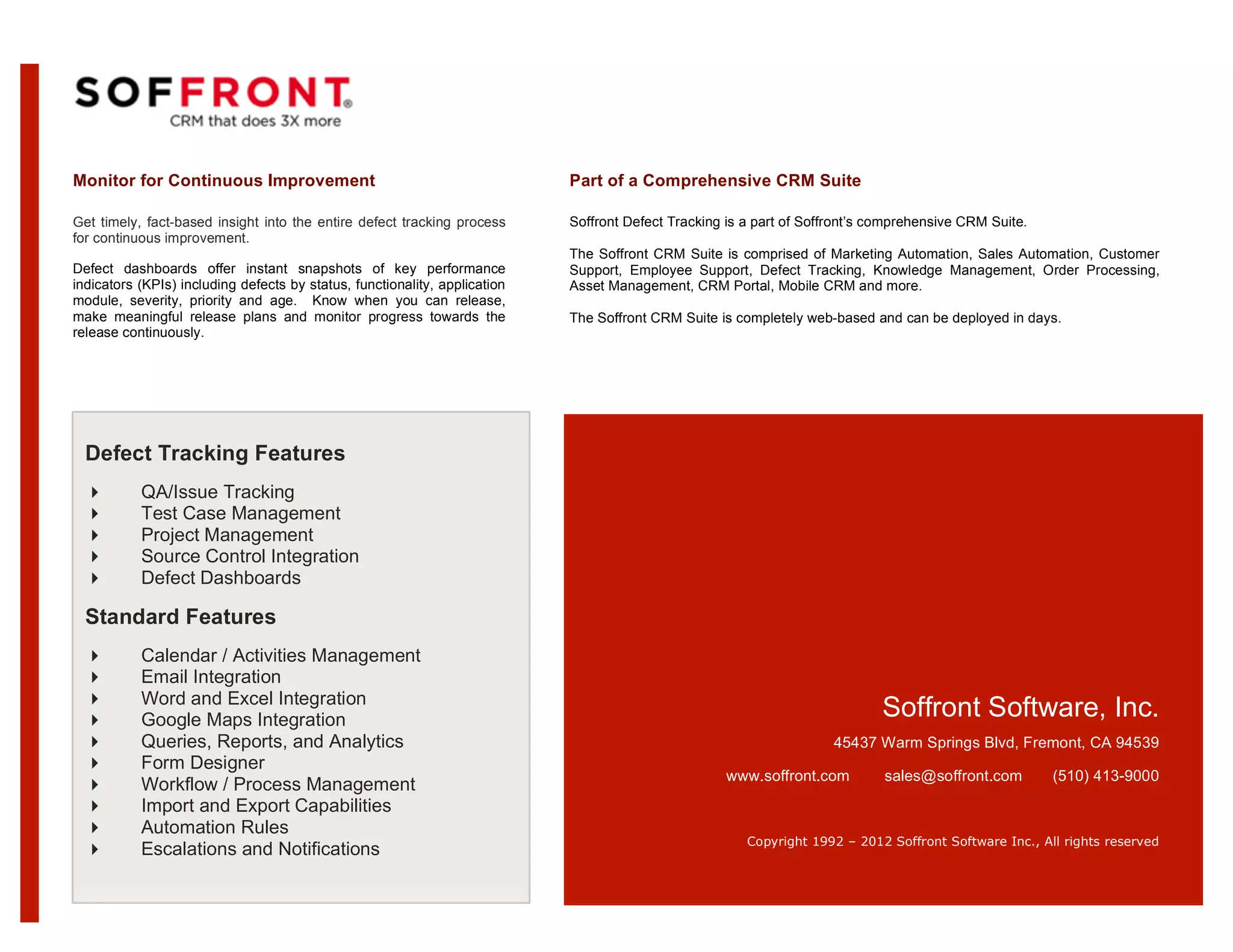 Soffront Defect tracking | PDF