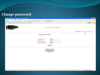 DEFECT TRACKING SYSTEM USING JAVA PROJECT.pptx | Free Download