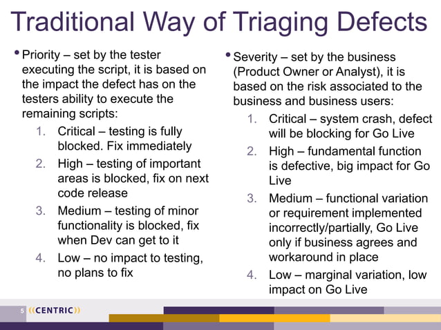 Defect Triage by Matt Eakin | PPTX
