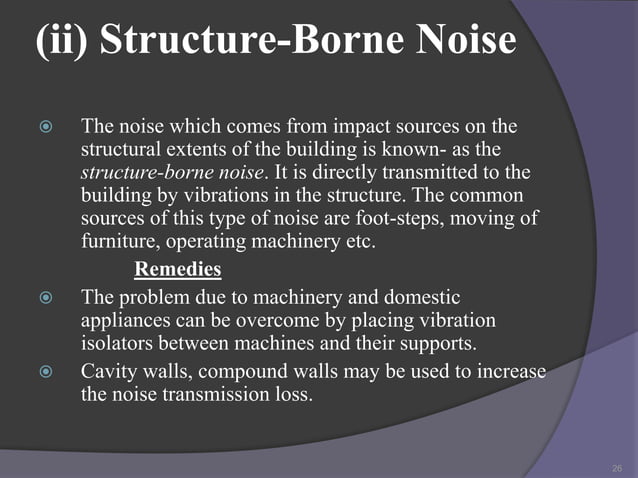 acoustical defects in enclosed space | PPTX