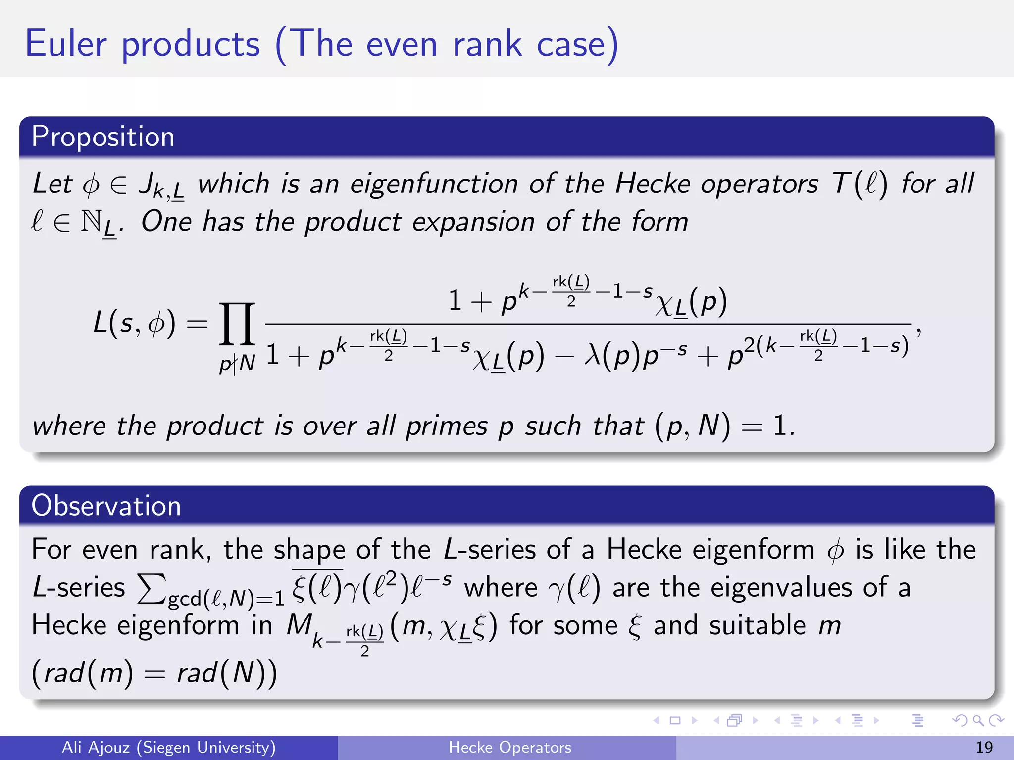 Hecke Operators On Jacobi Forms Of Lattice Index And The Relation To