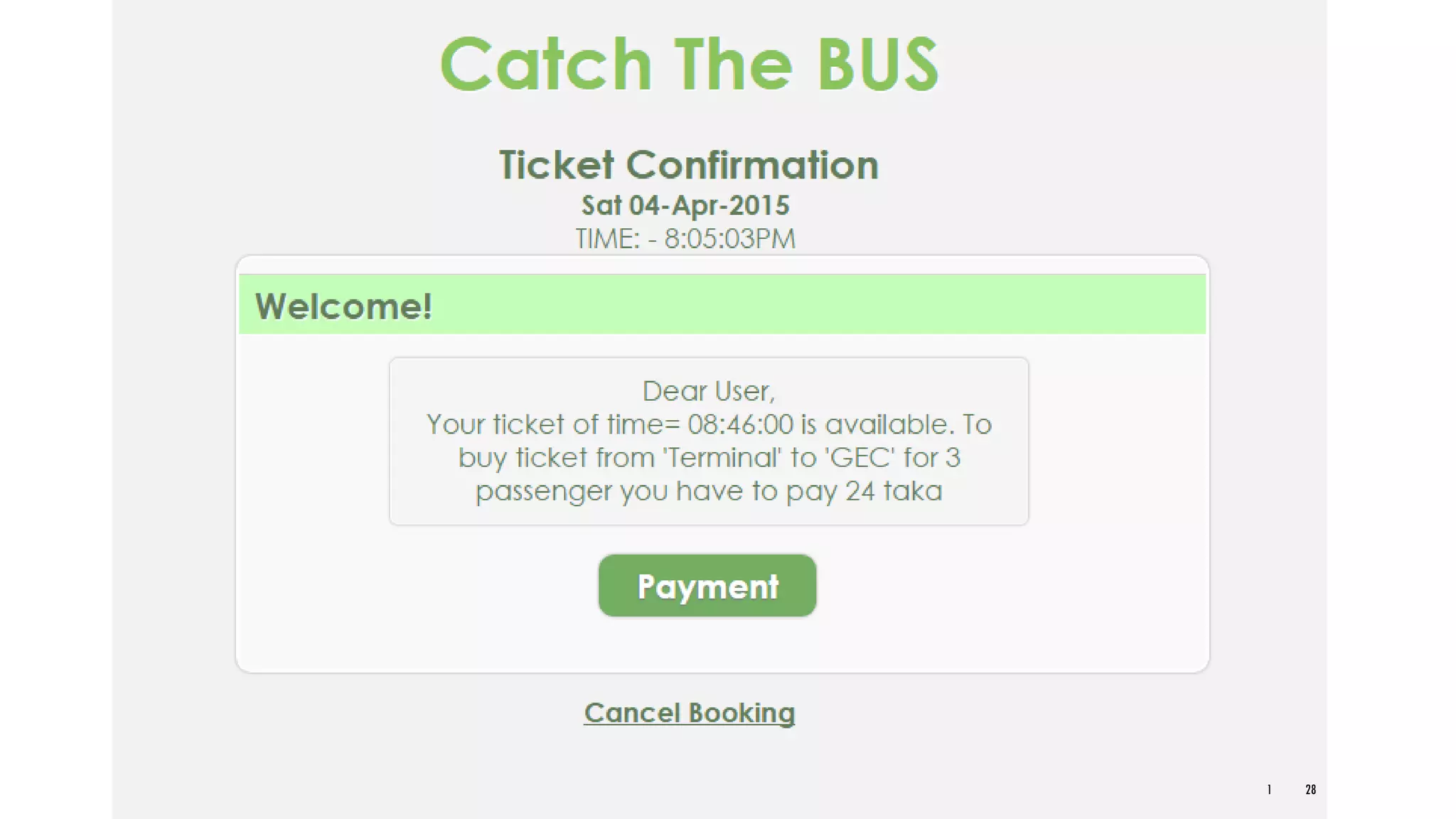 A Real-time Public Bus Scheduling System | PDF