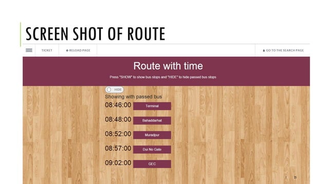 A Real-time Public Bus Scheduling System | PPT