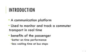 A Real-time Public Bus Scheduling System | PDF