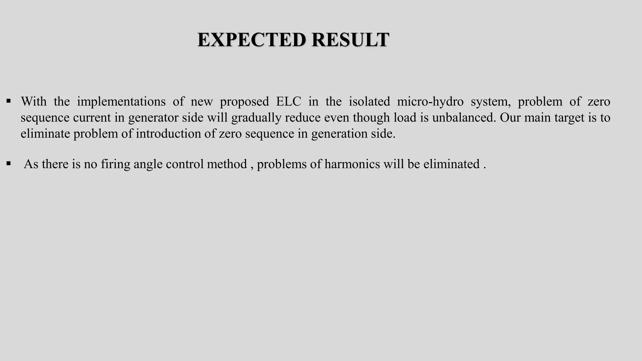 control of isolated micro hydro using elc | PPTX