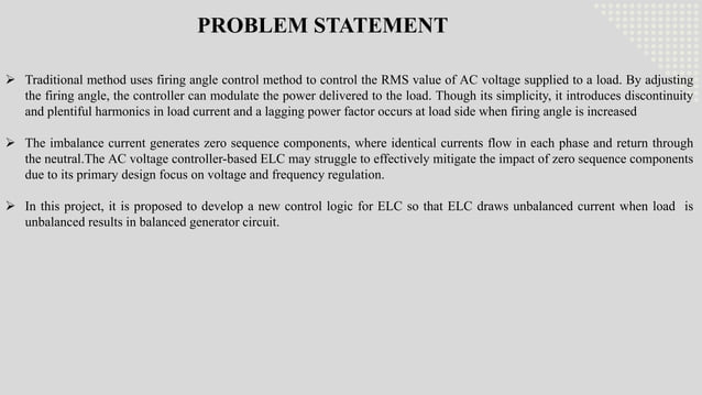 control of isolated micro hydro using elc | PPTX