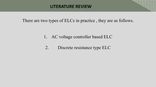 control of isolated micro hydro using elc | PPTX