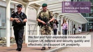 Defence and Security Accelerator - DASA | PDF