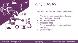 Defence and Security Accelerator - DASA | PPT