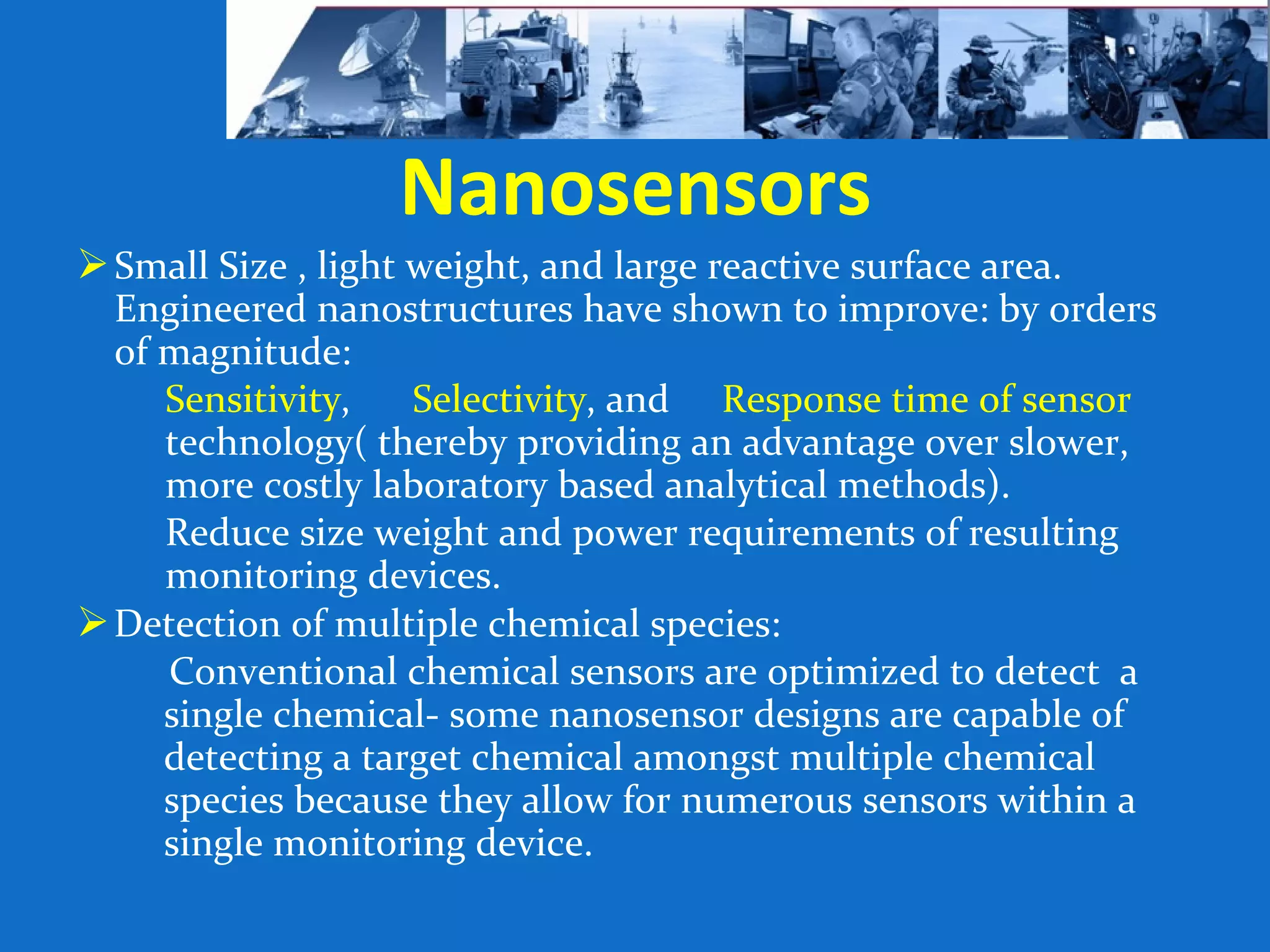 Nanotechnology in Defence applications | PDF