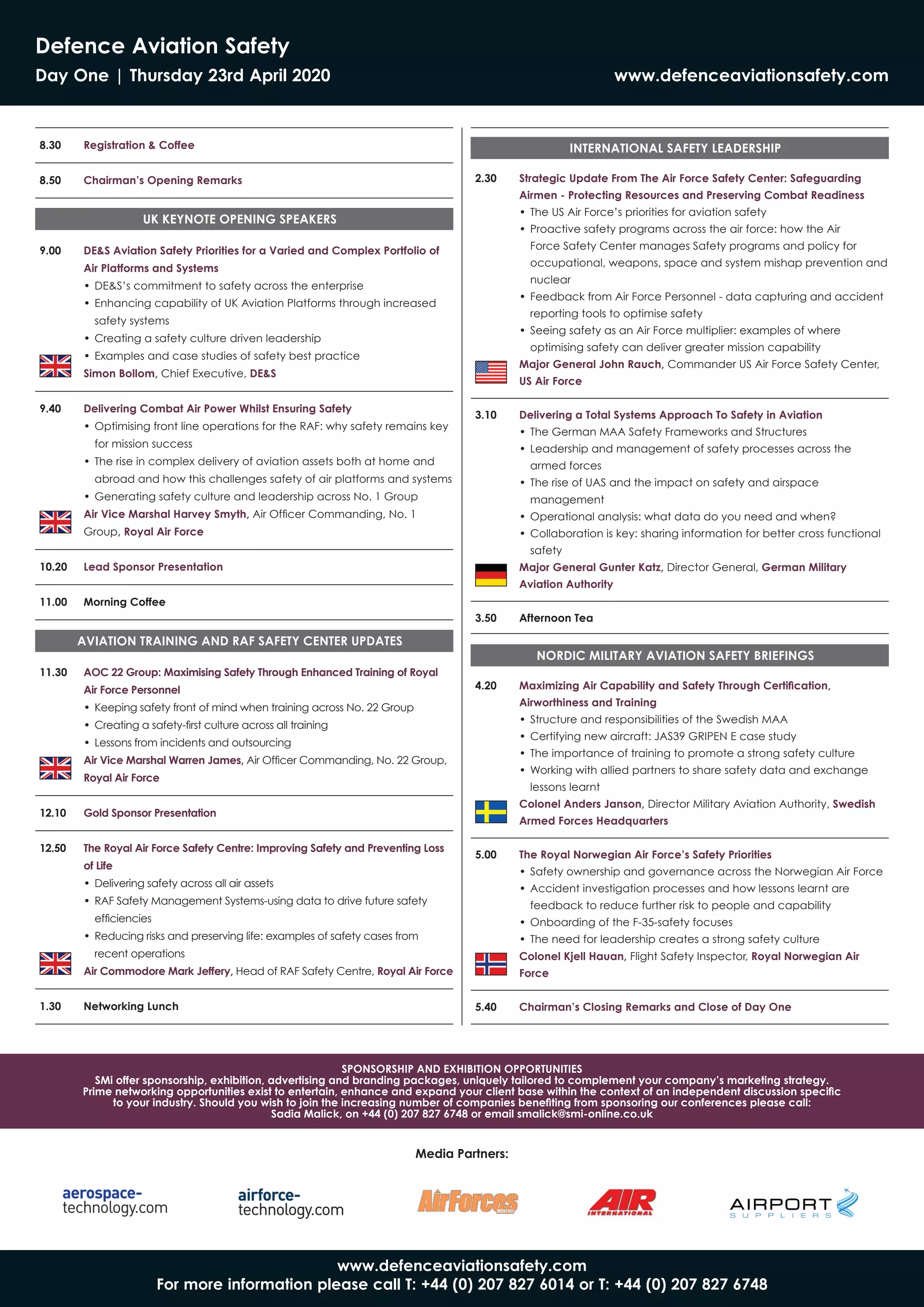 SMi Group's Defence Aviation Safety 2020 | PDF
