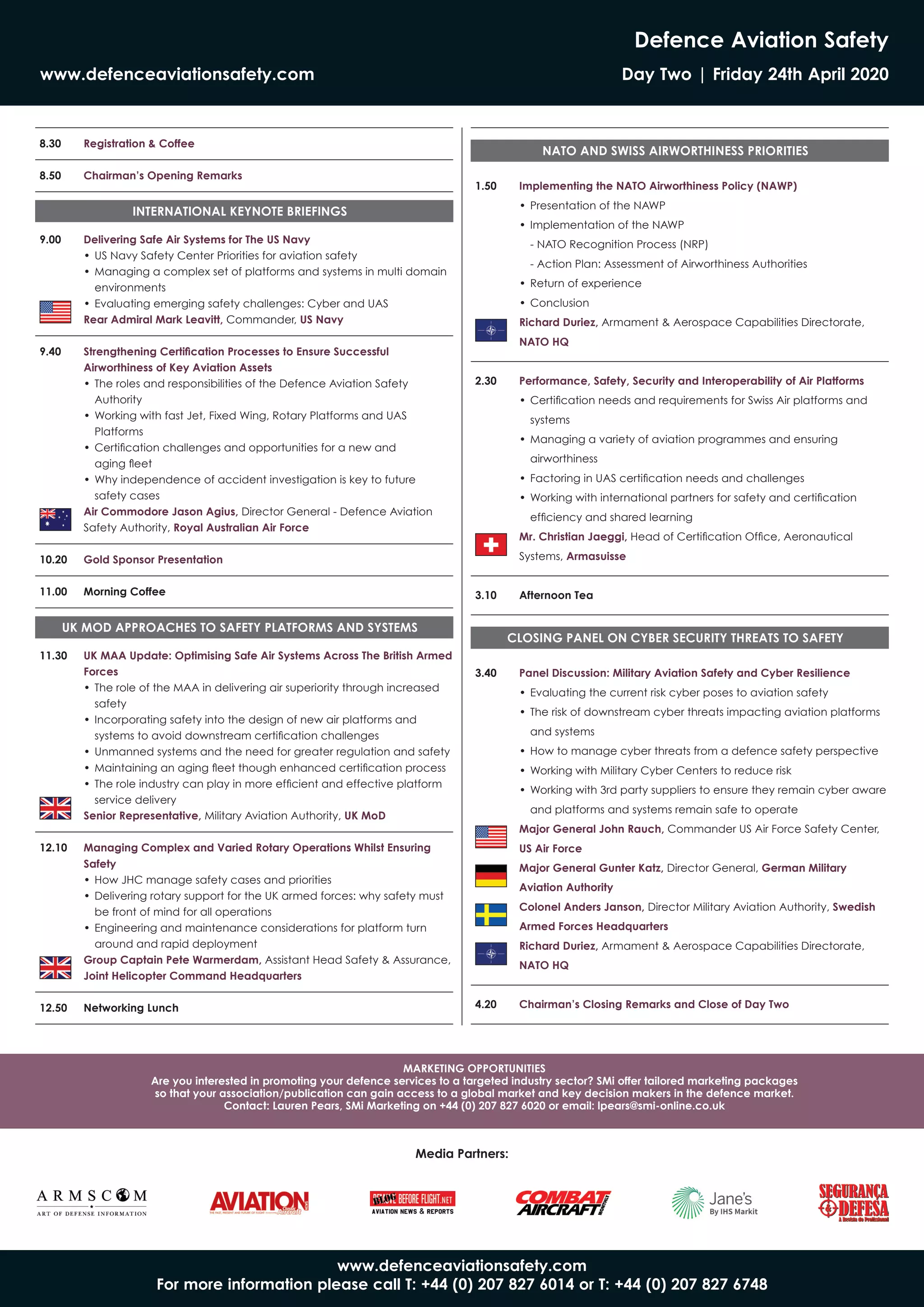 SMi Group's Defence Aviation Safety 2020 | PDF