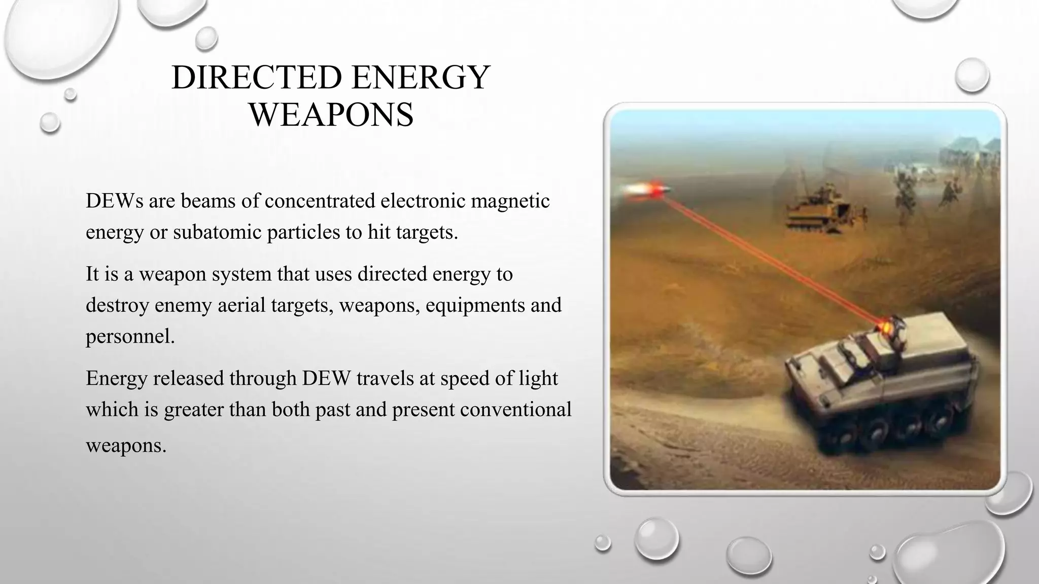 Directed Energy Weapons | PPTX