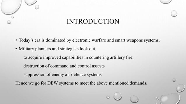 Directed Energy Weapons | PPTX