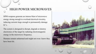 Directed Energy Weapons | PPTX