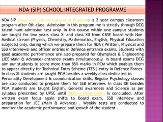 Defence Forces Preparatory Institute Delhi Career Group | PPT