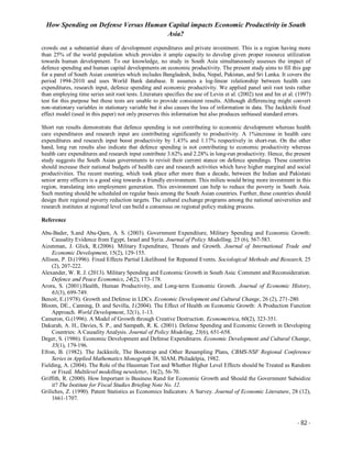 Defense vs. Human Capital Spending | PDF