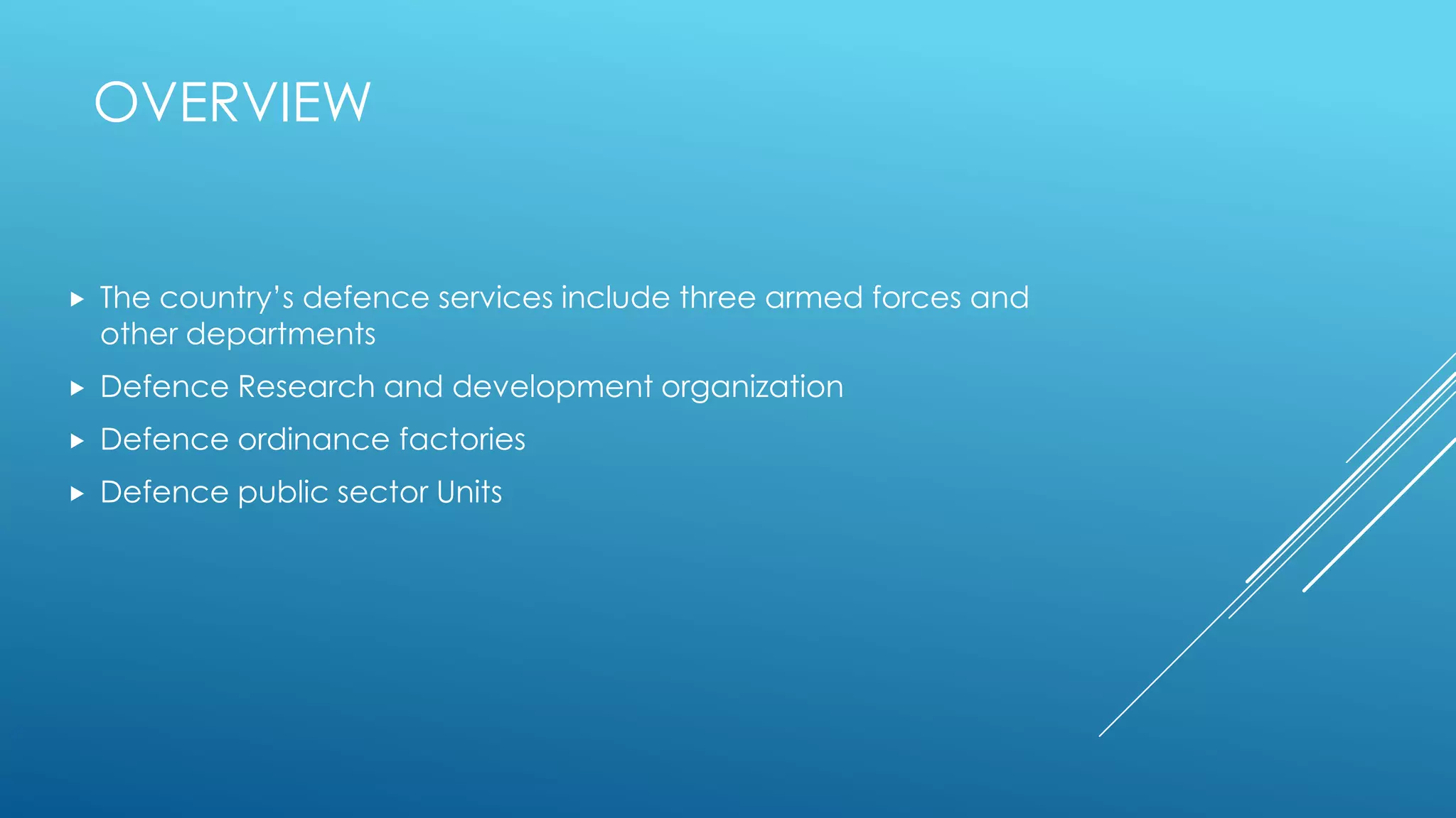 Defence industry in india | PPTX