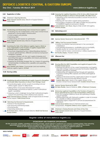 SMi Group's Defence Logistics CEE 2019 | PDF
