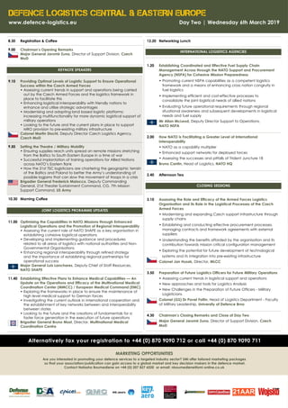 SMi Group's Defence Logistics CEE 2019 | PDF