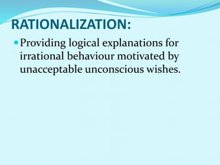 Rationalization Psychology