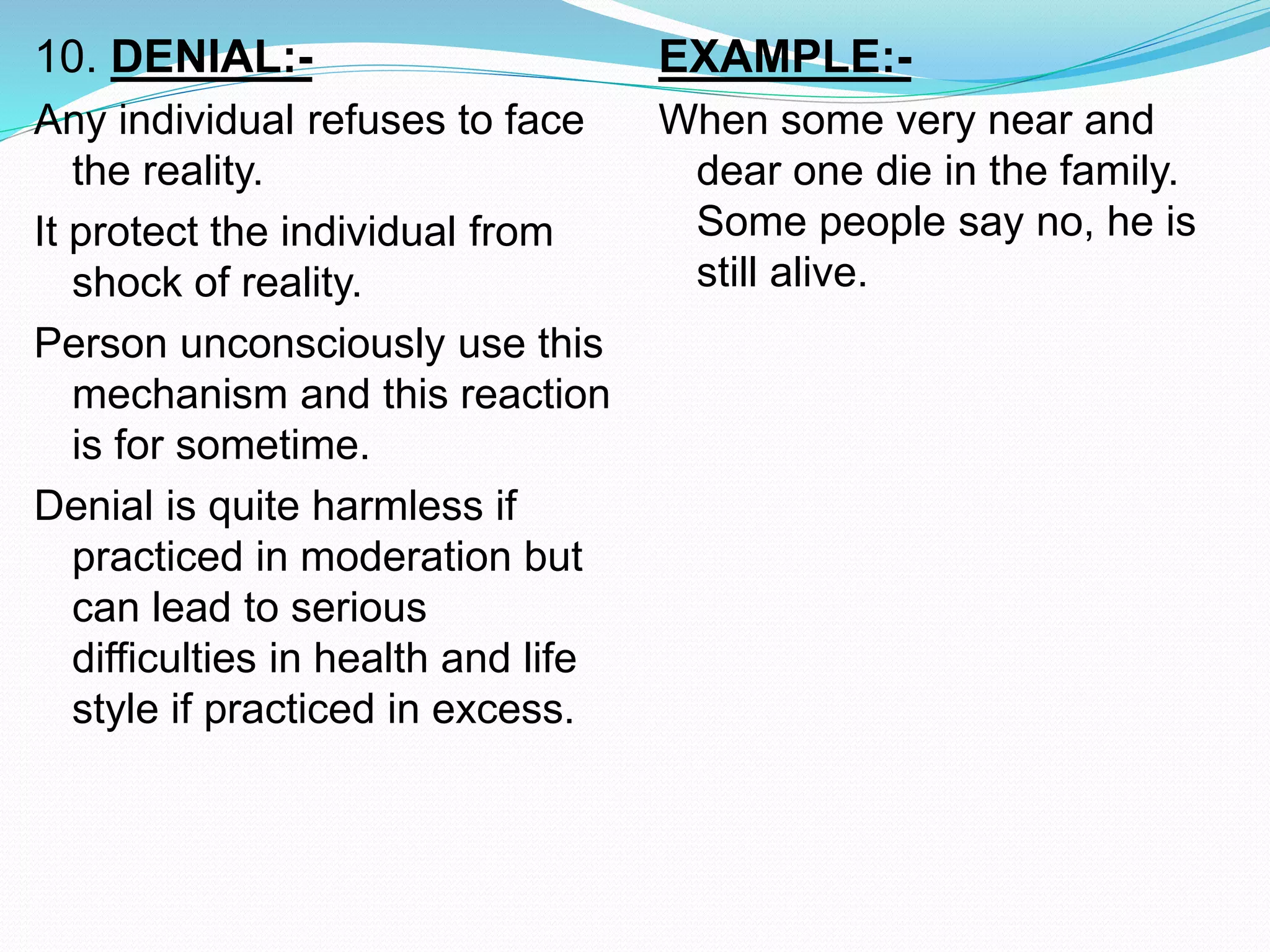 Defence mechanism | PPTX