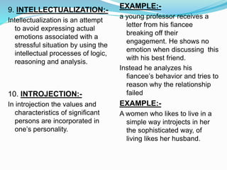 Defence mechanism | PPTX