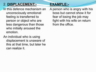 Displacement Psychology