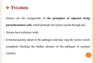 DEFENCE MECHANISM IN PLANTS AGAINST PATHOGENS (STRUCTURAL & BIOCHEMICAL ...