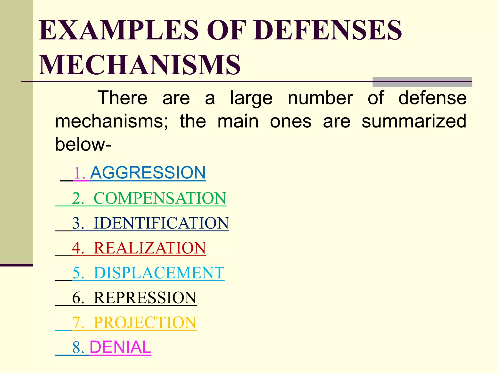 Defense Mechanism | PPTX