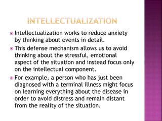 Defence mechanism | PPT