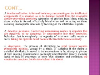 Defence mechanism | PPTX