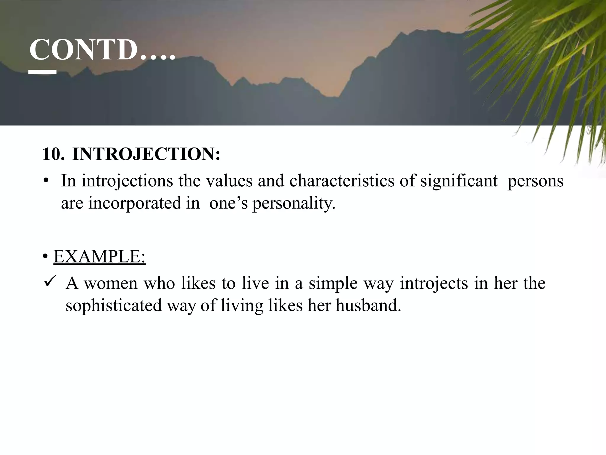 Defense mechanism | PPTX