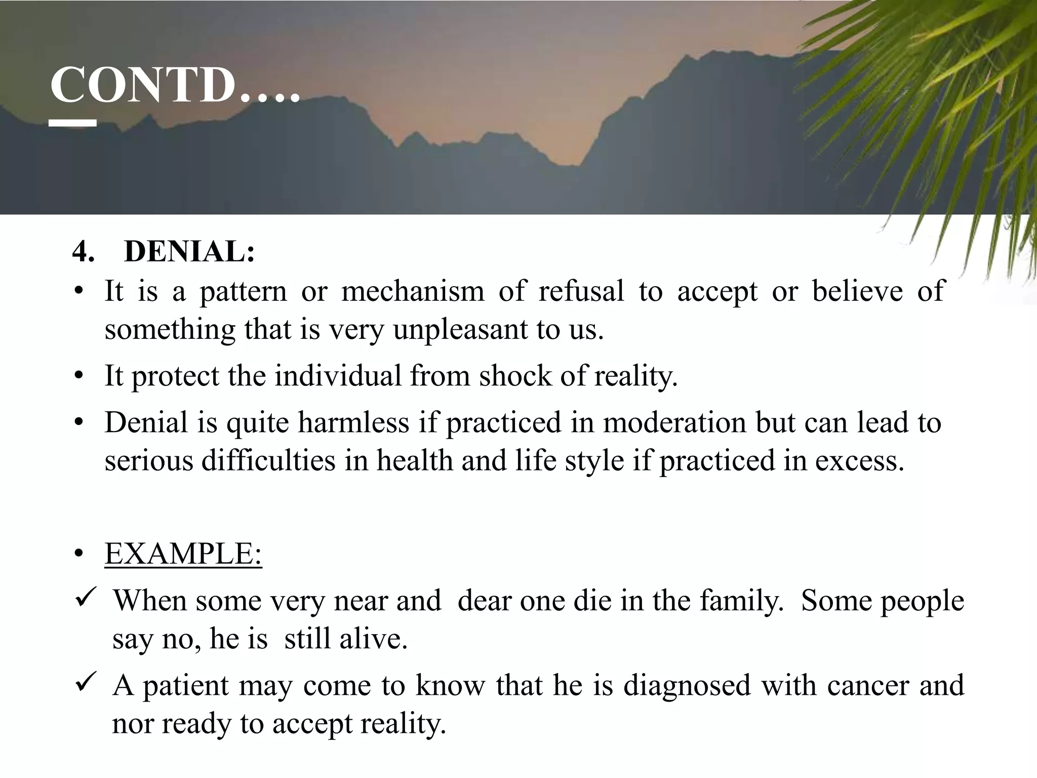 Defense mechanism | PPTX