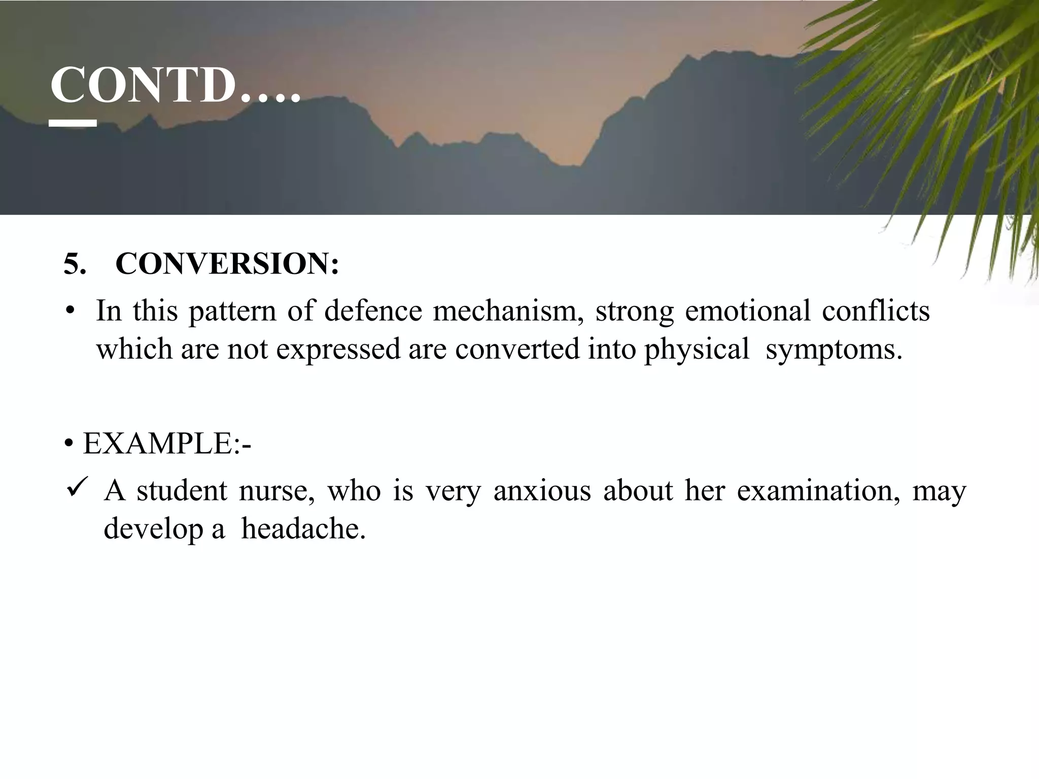 Defense mechanism | PPTX