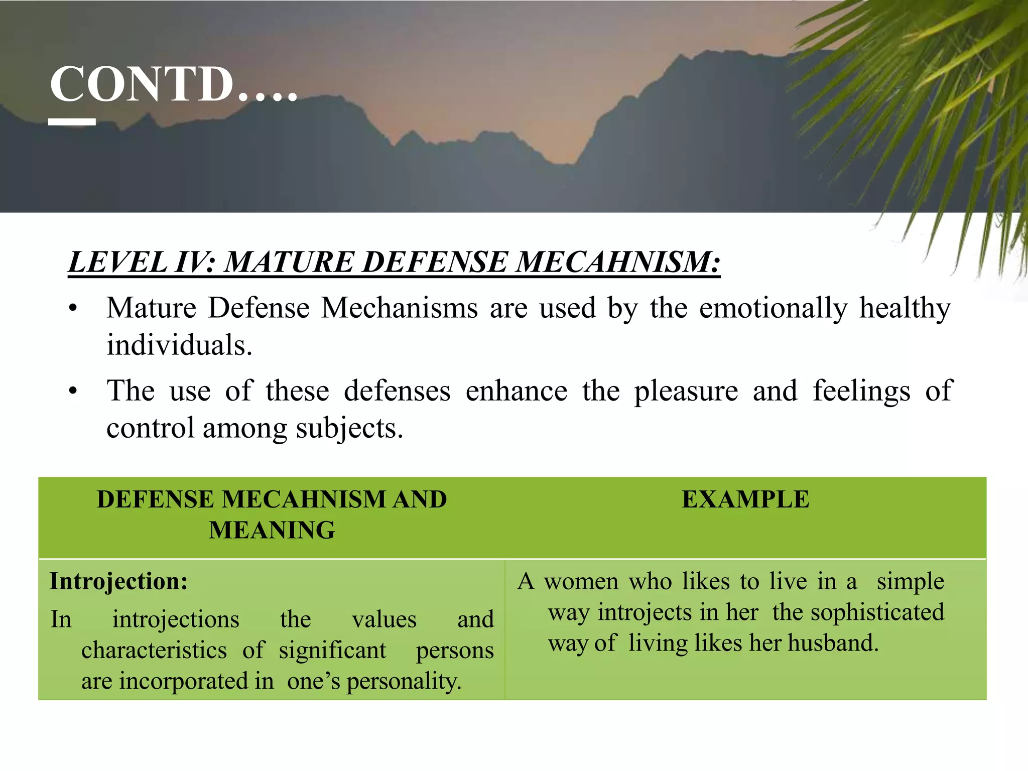 Defense mechanism | PPTX