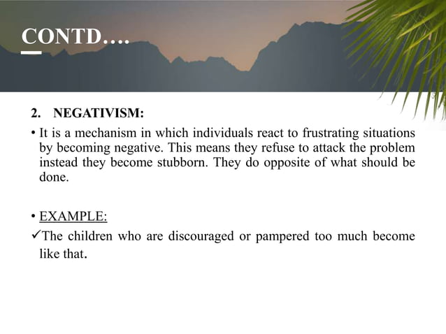 Defense mechanism | PPTX