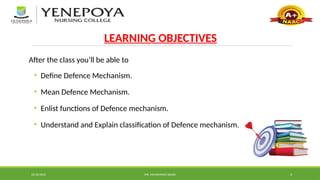 DEFENCE MECHANISM - BASICS & CLASSIFICATION .pptx