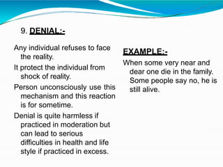 Defencemechanism mine | PPTX