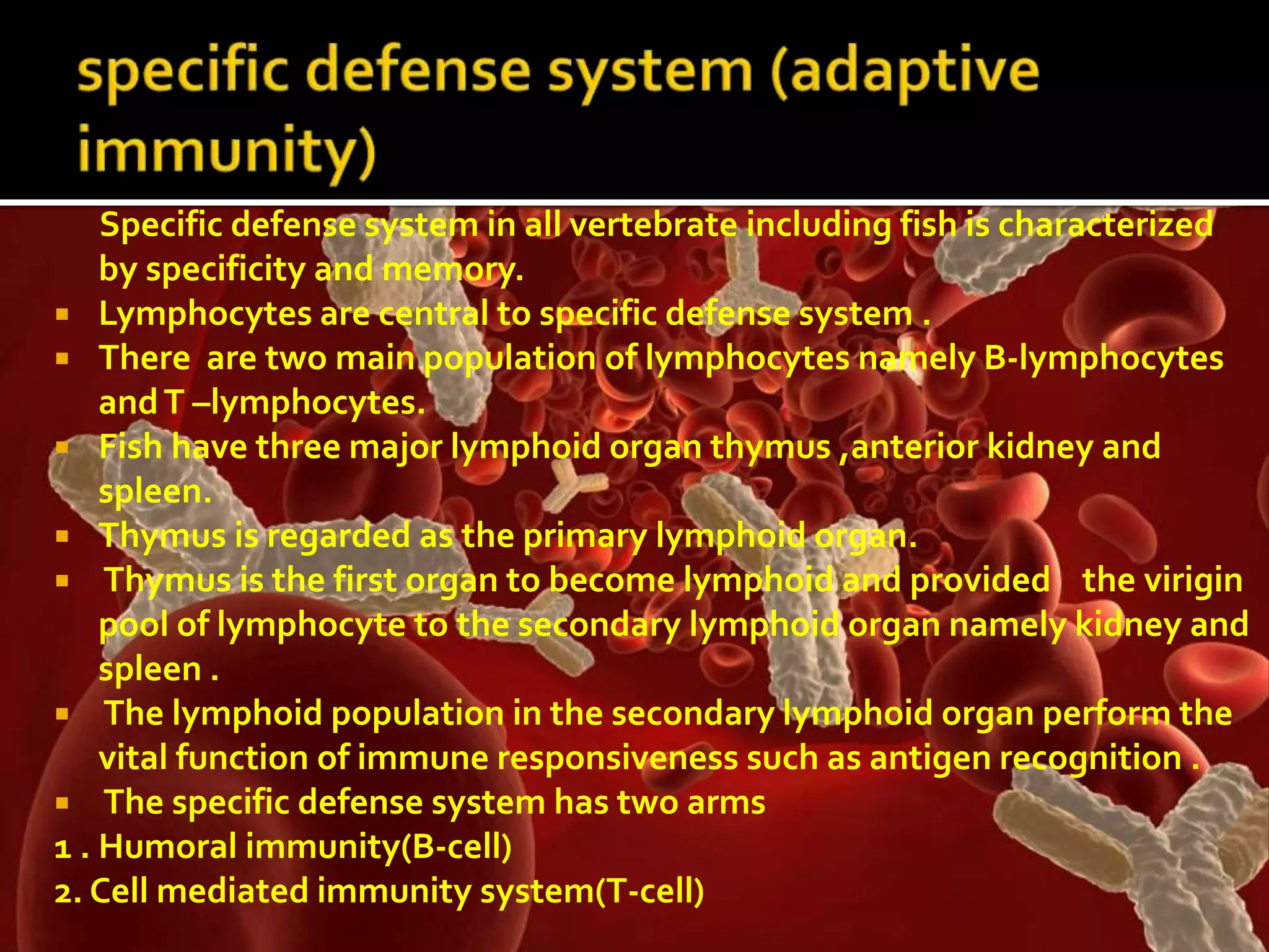 Defence mechanism in finfish and shellfish jassi 2 | PPTX
