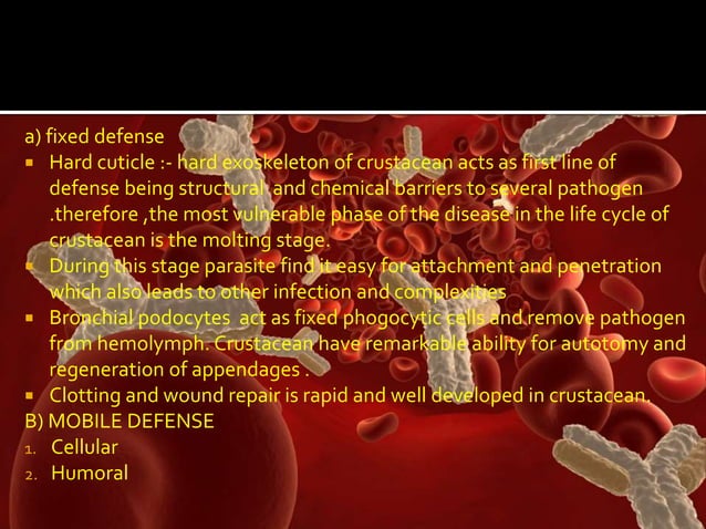 Defence mechanism in finfish and shellfish jassi 2 | PPTX