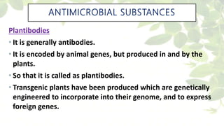 Defence mechanism in plants | PPTX