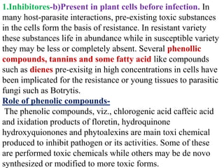 Defence mechanism in plants | PPTX